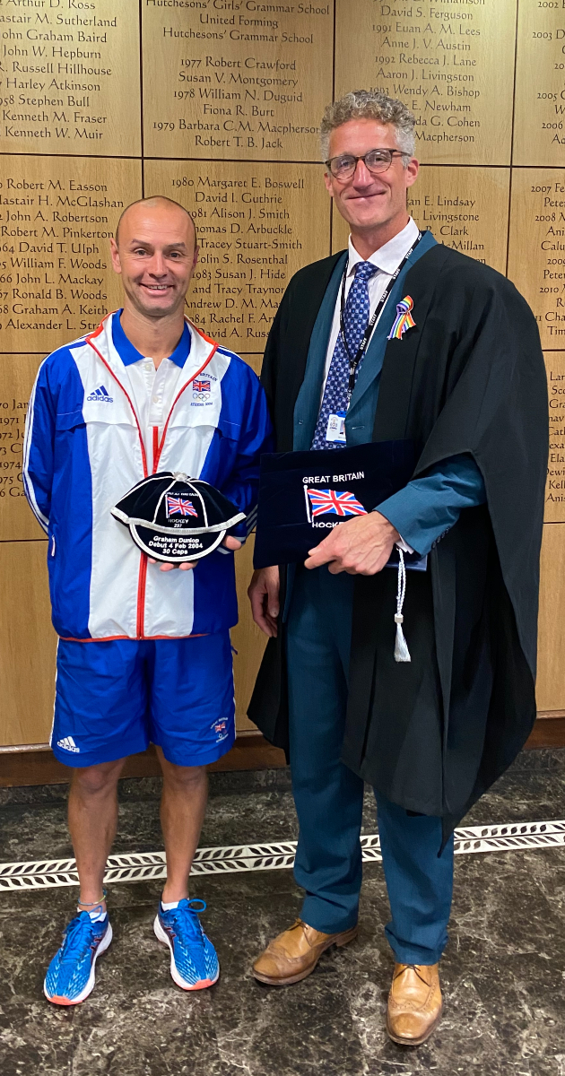 Hutchie Family Receive Their GB Caps - Hutchesons Grammar School